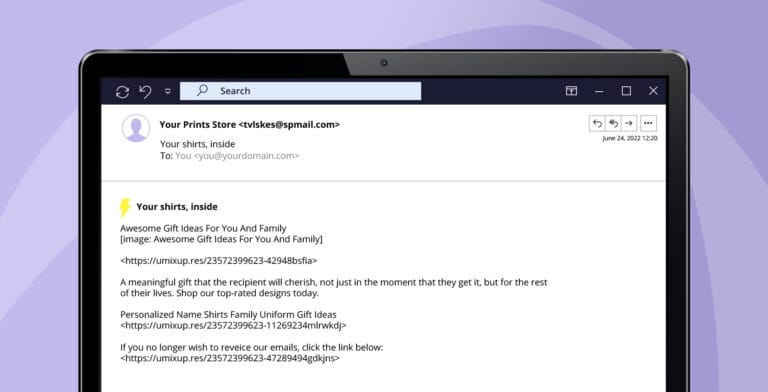 What's the difference between spam and phishing?