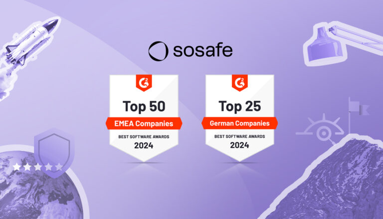 SoSafe in G2’s 2024 Best Software Awards for Cyber security Training
